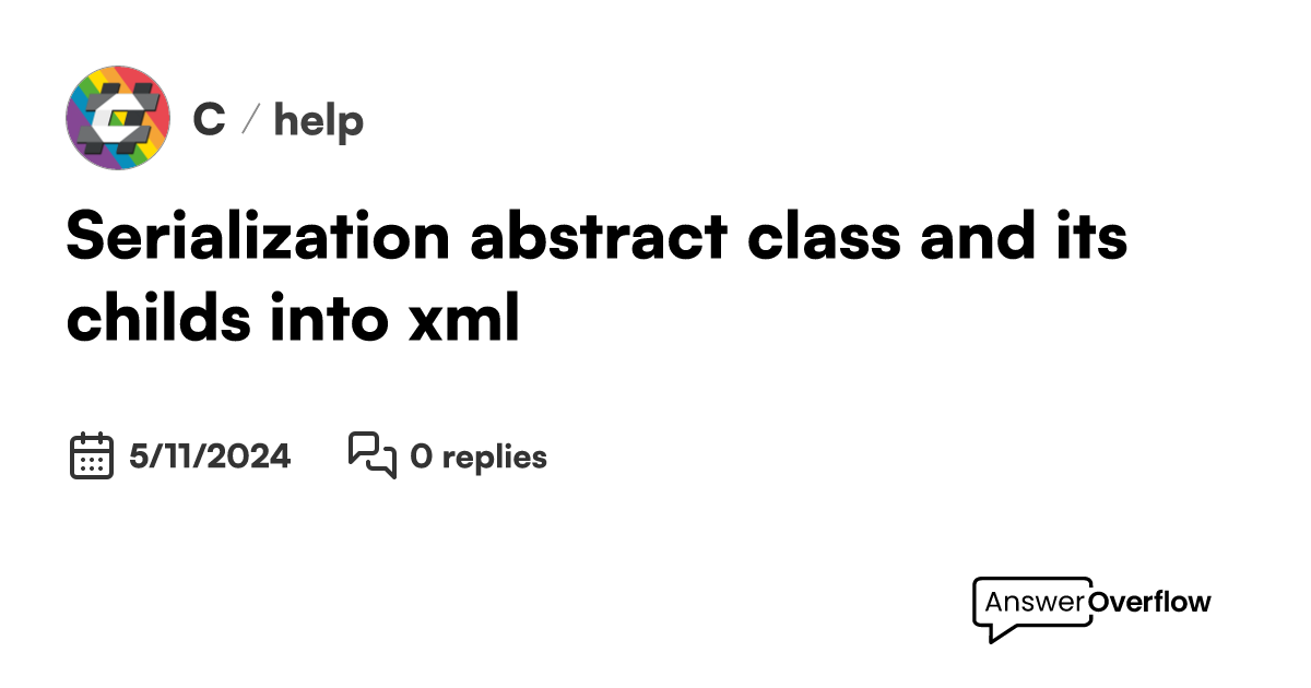 Serialization abstract class and it's child's into xml - C#