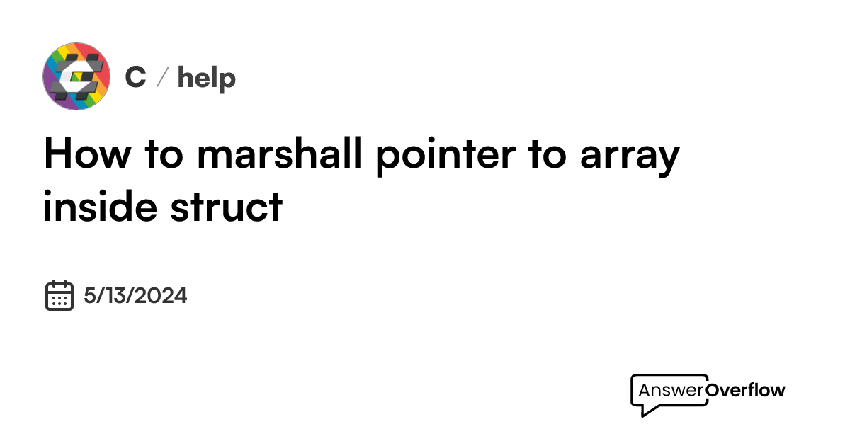 How to marshall pointer to array inside struct - C#