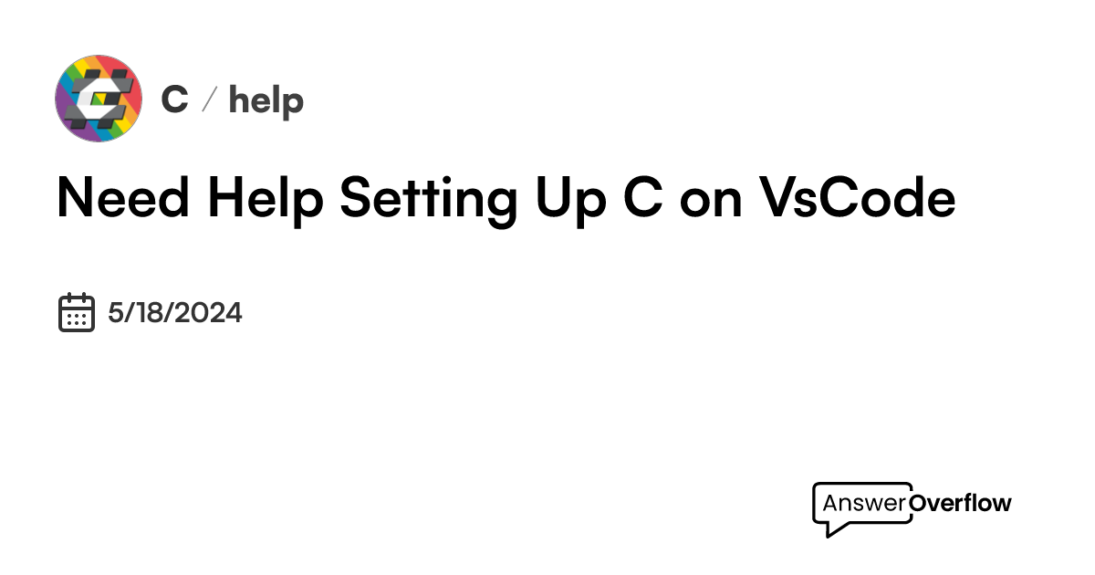 Need Help Setting Up C# on VsCode - C#