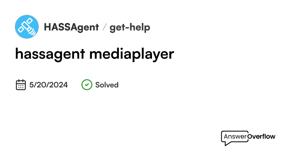 hass.agent media_player - HASS.Agent