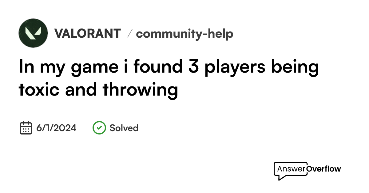 In my game i found 3 players being toxic and throwing - VALORANT