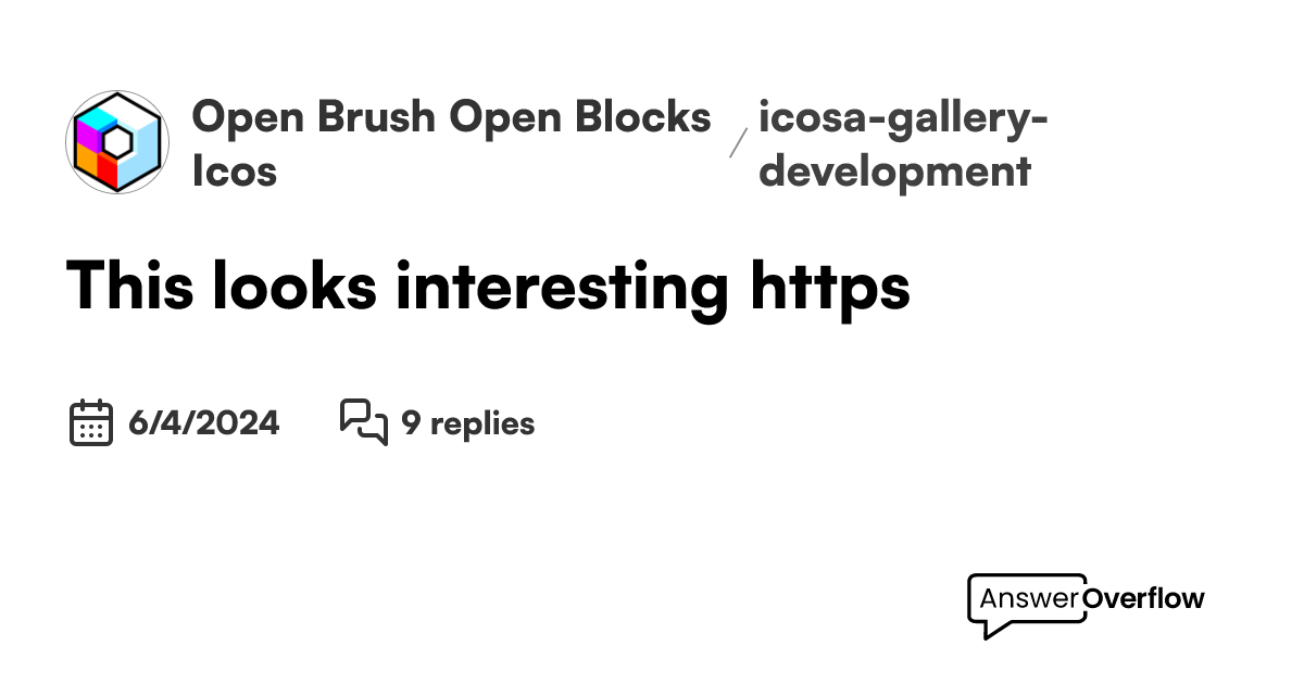 This looks interesting: https:// - Open Brush, Open Blocks, Icosa Gallery