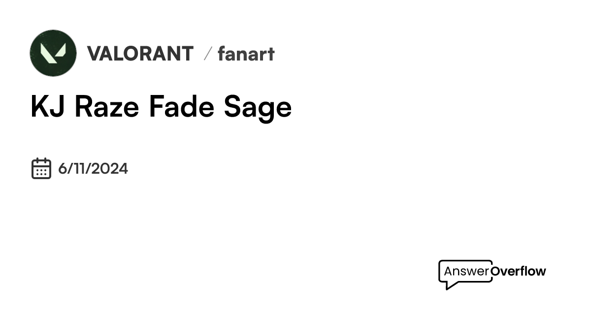 KJ, Raze, Fade & Sage - VALORANT
