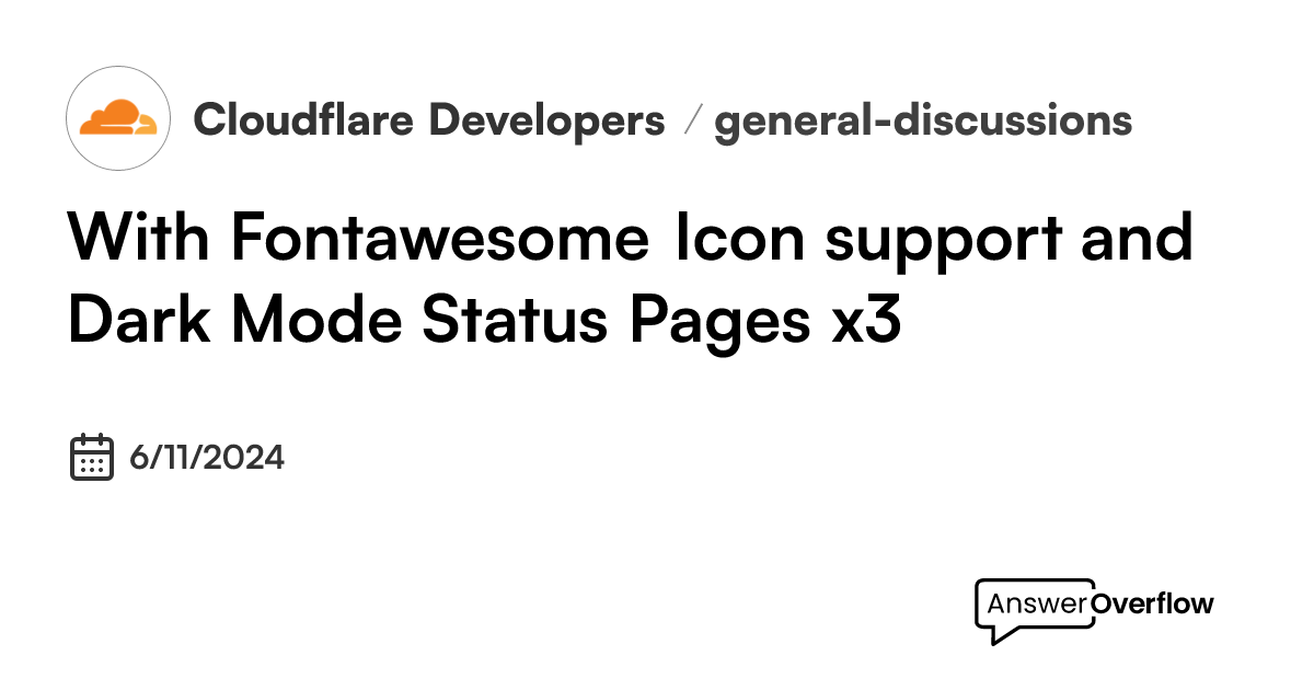 *With Fontawesome Icon support and Dark Mode Status Pages x3 ...
