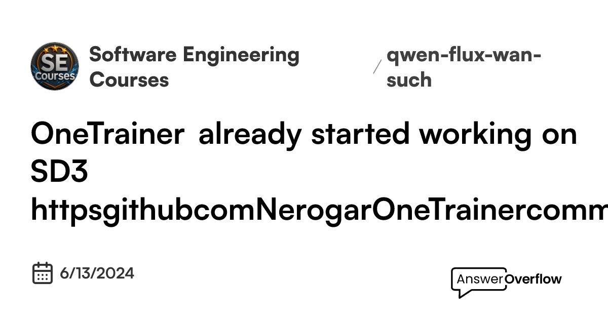 OneTrainer already started working on SD3 : https://github.com/Nerogar/OneTrainer/commits/sd3 ...