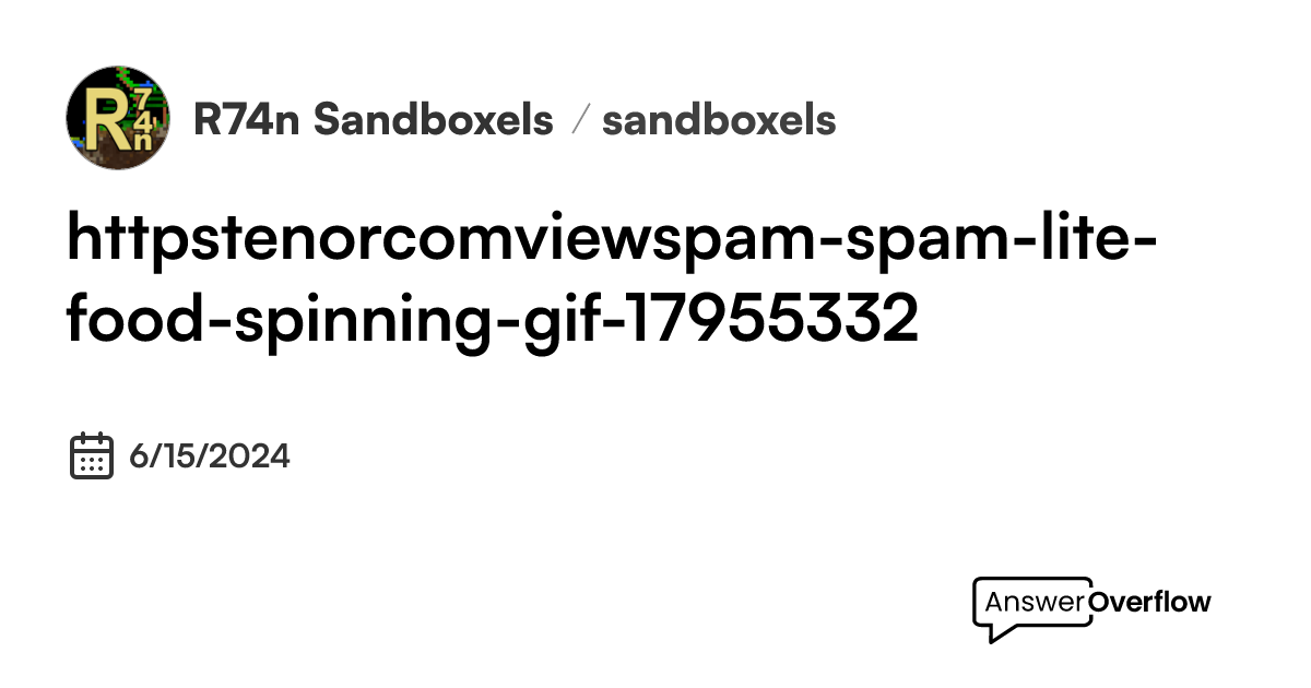https://tenor.com/view/spam-spam-lite-food-spinning-gif-17955332 - 🚨 ...
