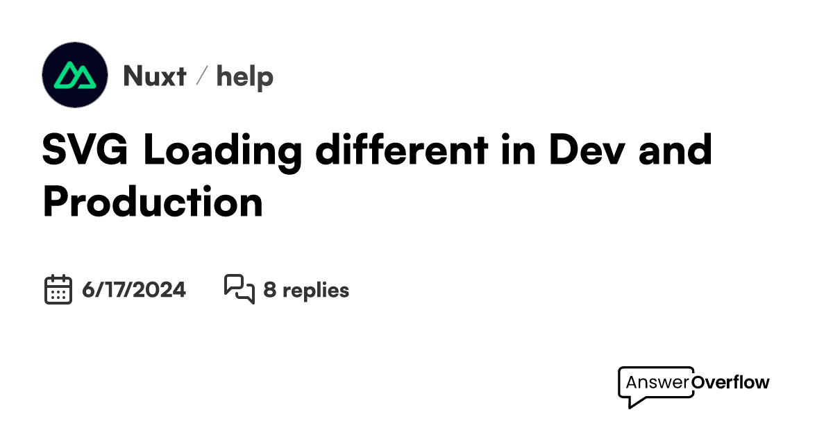 SVG Loading different in Dev and Production - Nuxt