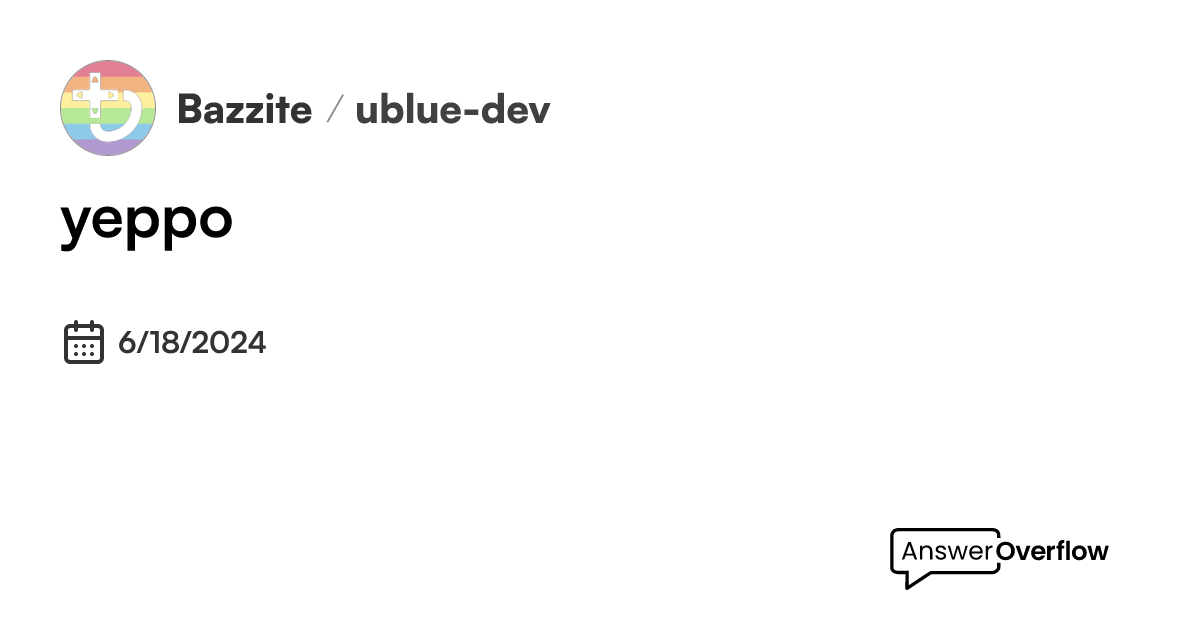 yeppo - Universal Blue