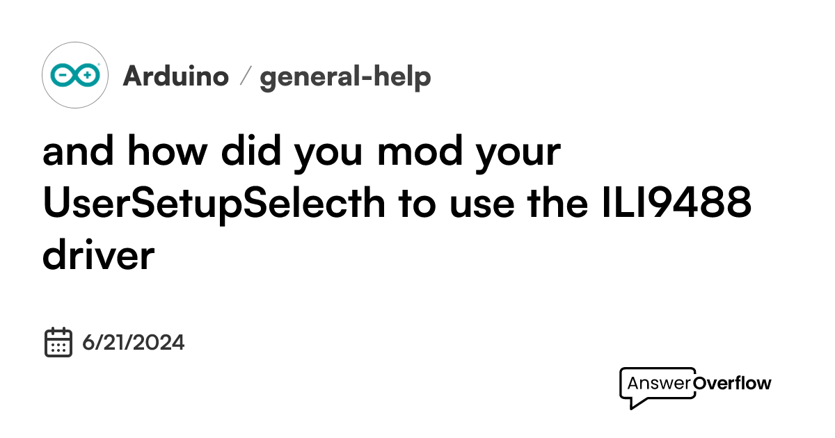 and how did you mod your `User_Setup_Select.h` to use the ILI9488 ...