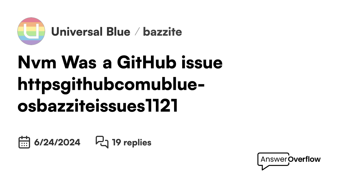 Nvm. Was a GitHub issue https://github.com/ublue-os/bazzite/issues/1121 - Universal Blue