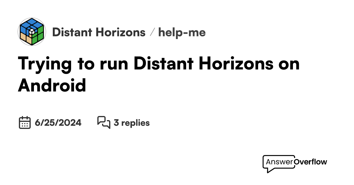 Trying to run Distant Horizons on Android - Distant Horizons
