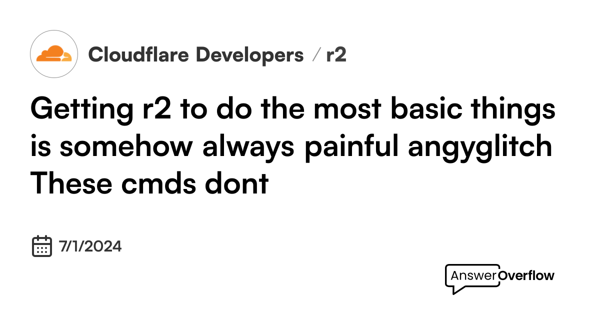 Getting r2 to do the most basic things is somehow always painful. :angy_glitch: These cmds don't ...