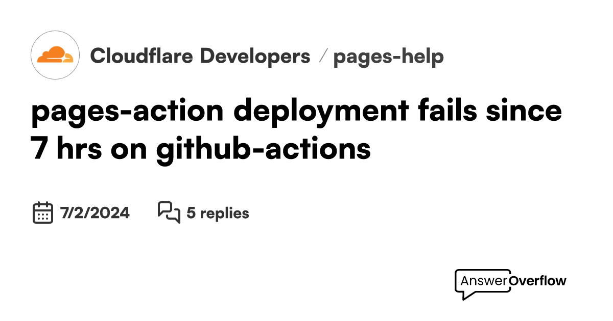 pages-action deployment fails since 7 hrs on github-actions ...