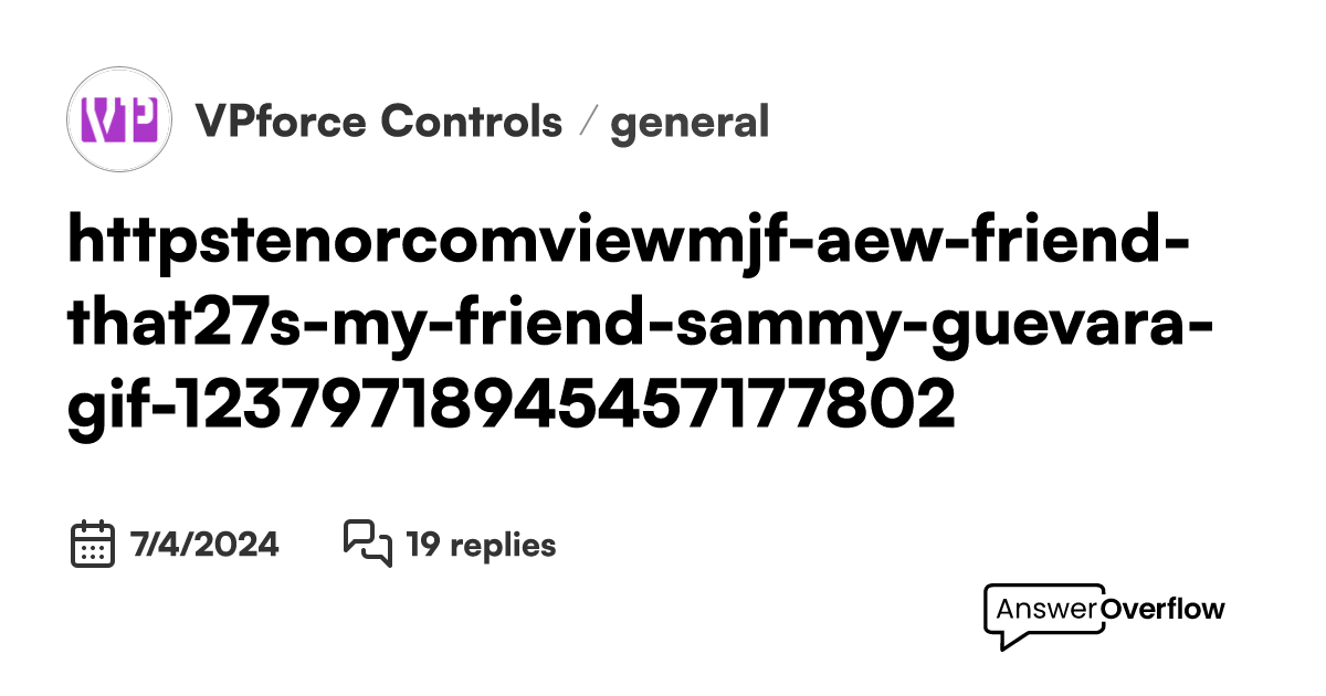 https://tenor.com/view/mjf-aew-friend-that%27s-my-friend-sammy-guevara ...