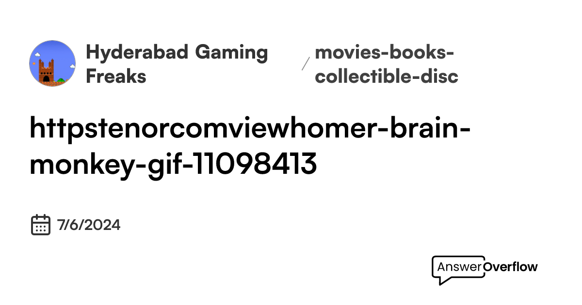 https://tenor.com/view/homer-brain-monkey-gif-11098413 - Hyderabad Gaming Freaks!🎮🇮🇳
