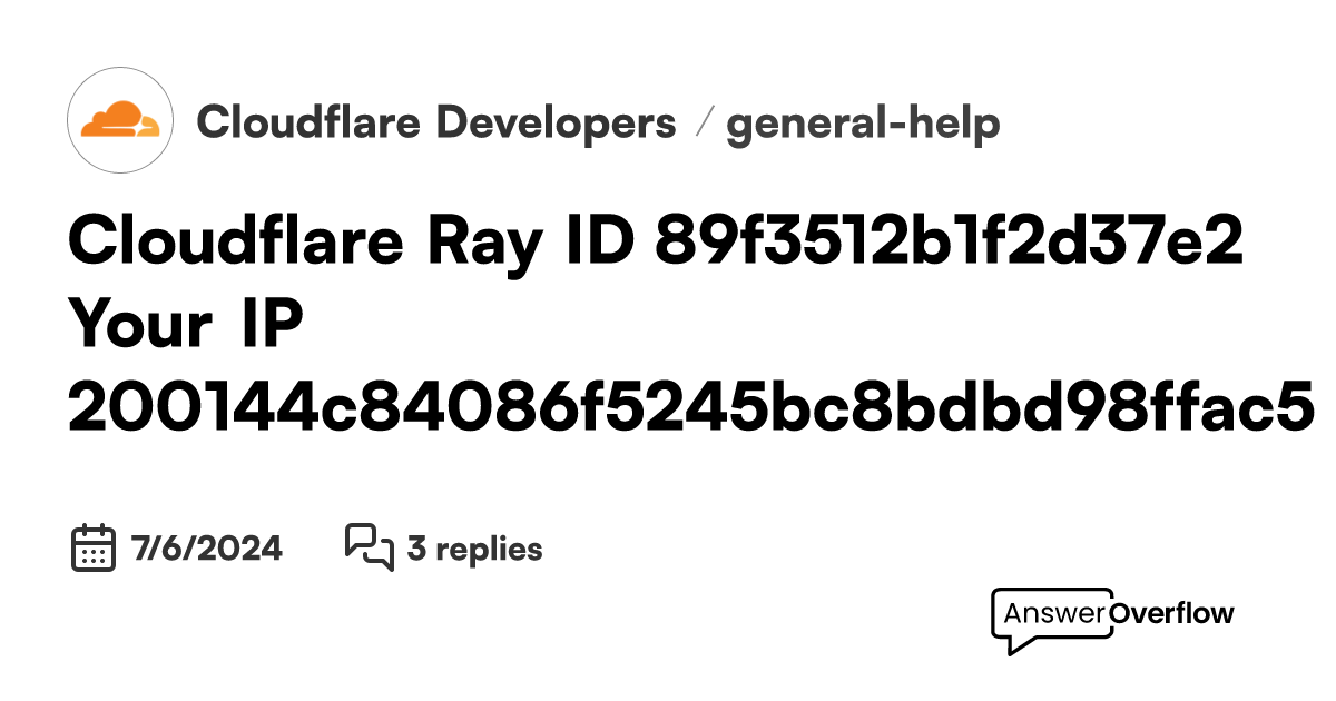 Cloudflare Ray ID: 89f3512b1f2d37e2 Your IP: 2001:44c8:4086:f52:45bc:8bdb:d98f:fac5 - Cloudflare ...