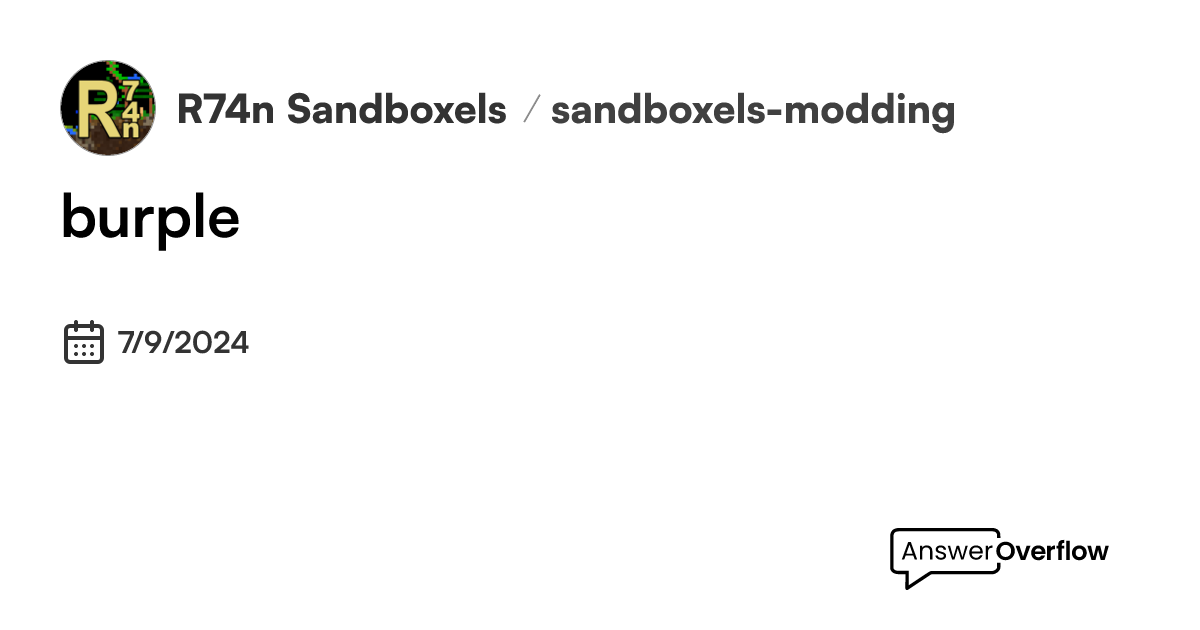 burple - 🚨 R74n / Sandboxels