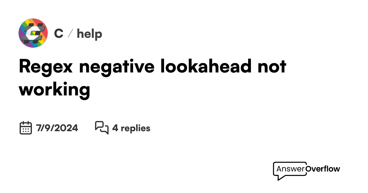 Regex negative lookahead not working - C#