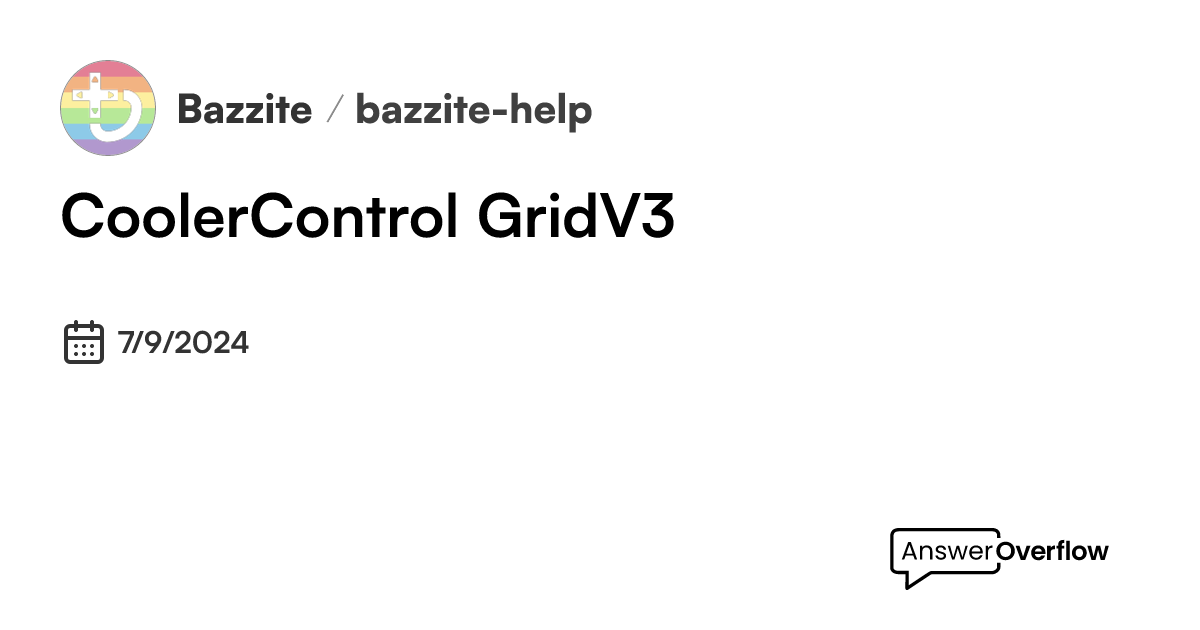 CoolerControl + Grid+V3 - Universal Blue