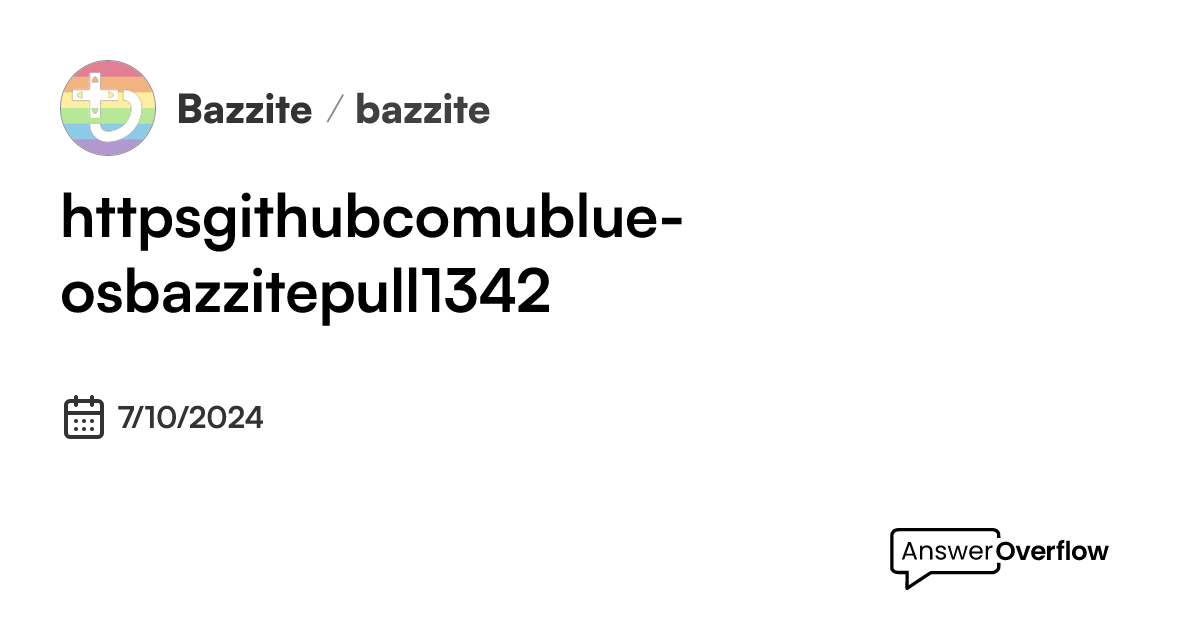 https://github.com/ublue-os/bazzite/pull/1342 - Universal Blue