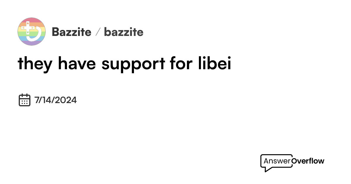 they have support for libei - Universal Blue