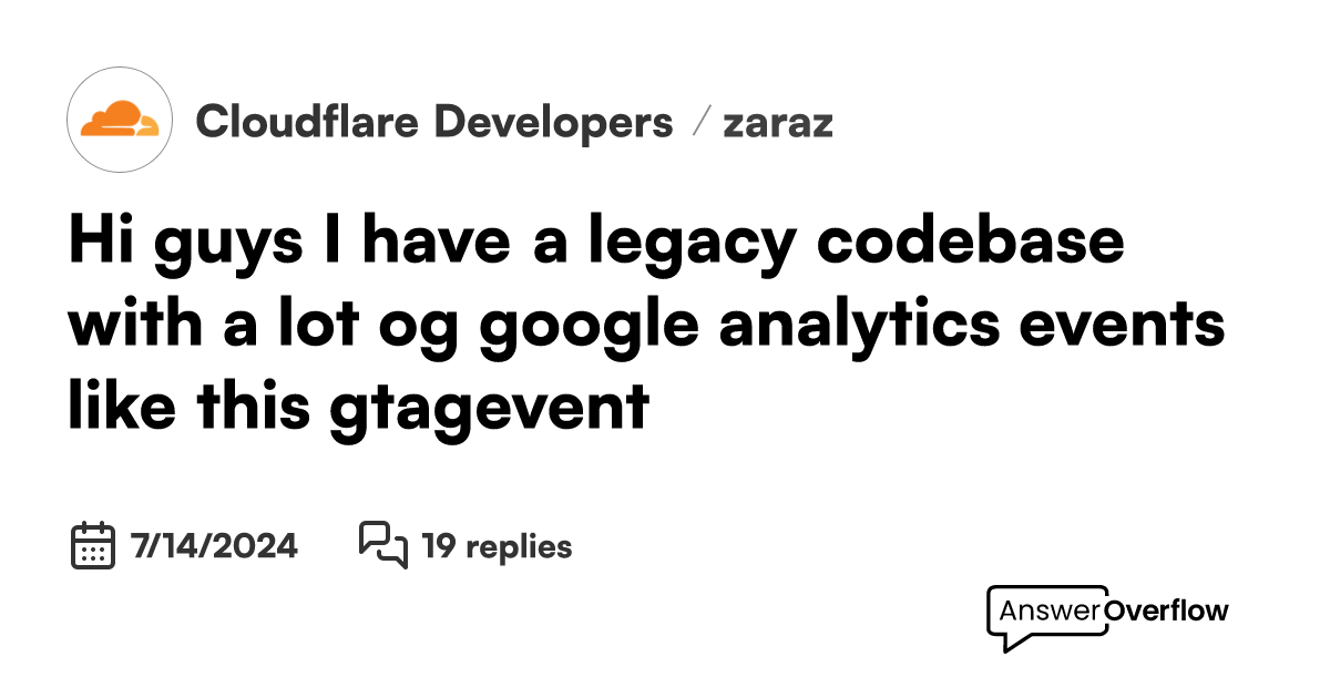 Hi guys I have a legacy codebase with a lot og google analytics events like this? `gtag("event ...