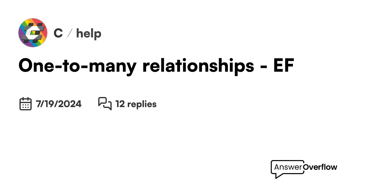 One-to-many relationships - EF - C#