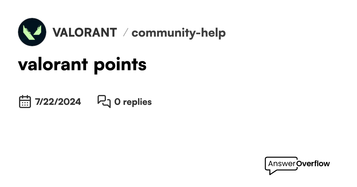 valorant points - VALORANT