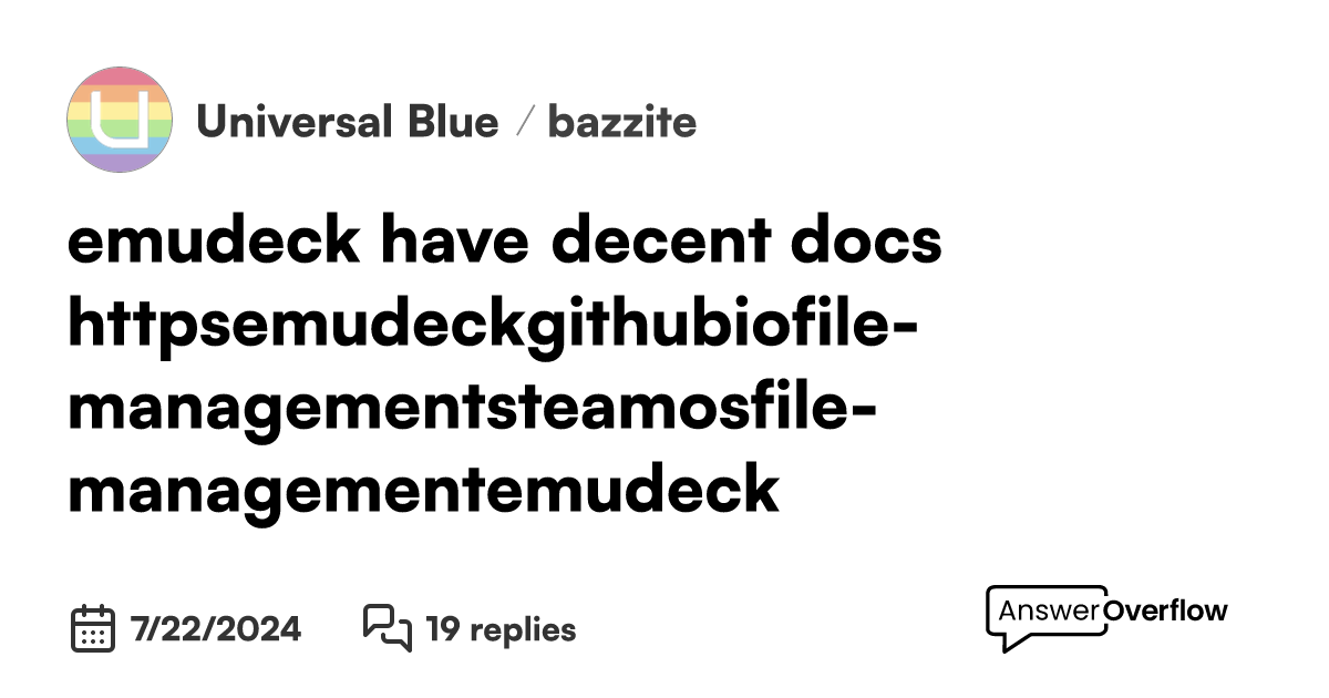 emudeck have decent docs https://emudeck.github.io/file-management/steamos/file-management/# ...
