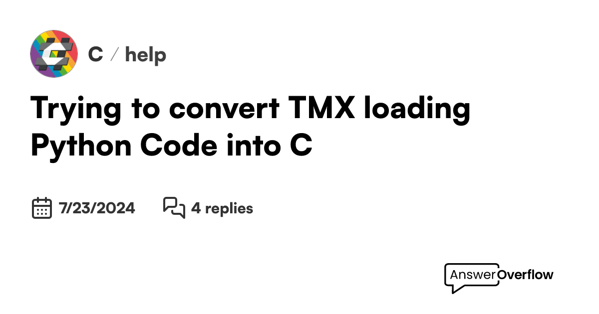 Trying to convert TMX loading Python Code into C# - C#