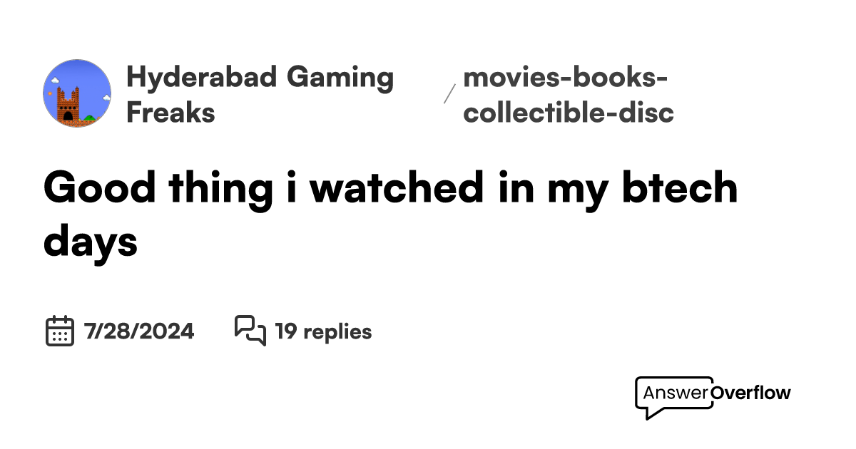 Good thing i watched in my btech days - Hyderabad Gaming Freaks!🎮🇮🇳