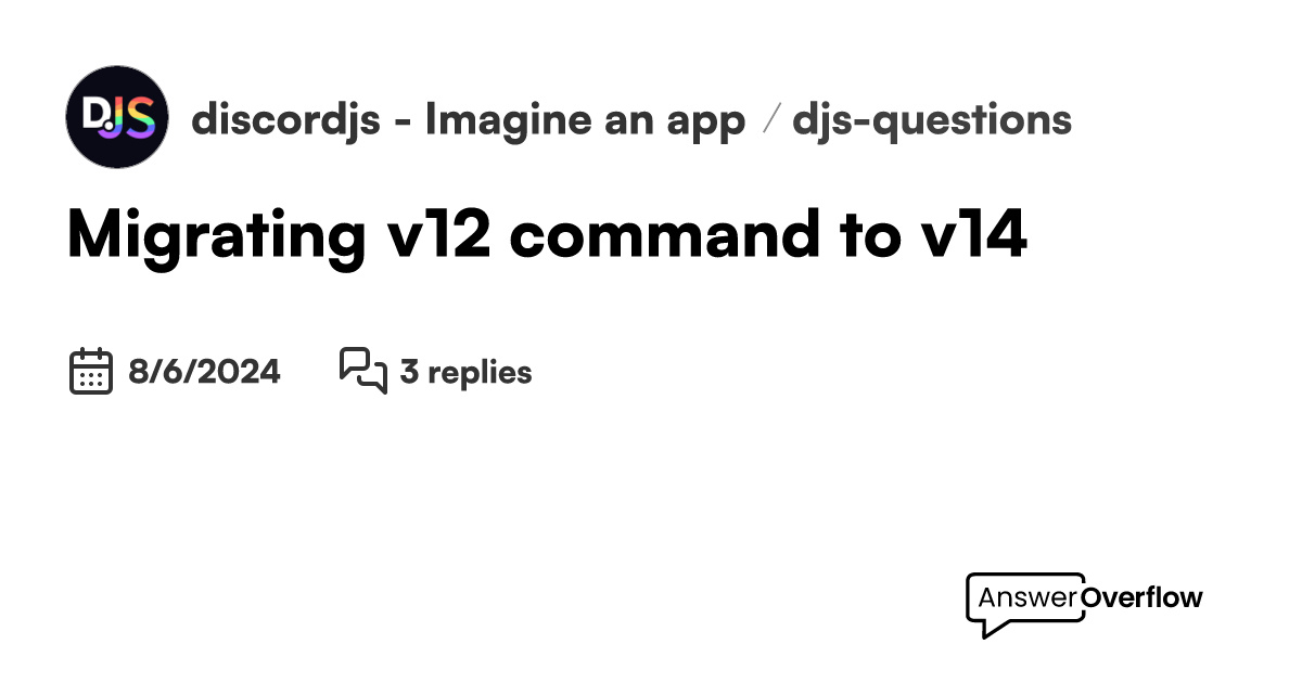 Migrating v12 command to v14 - discord.js - Imagine an app