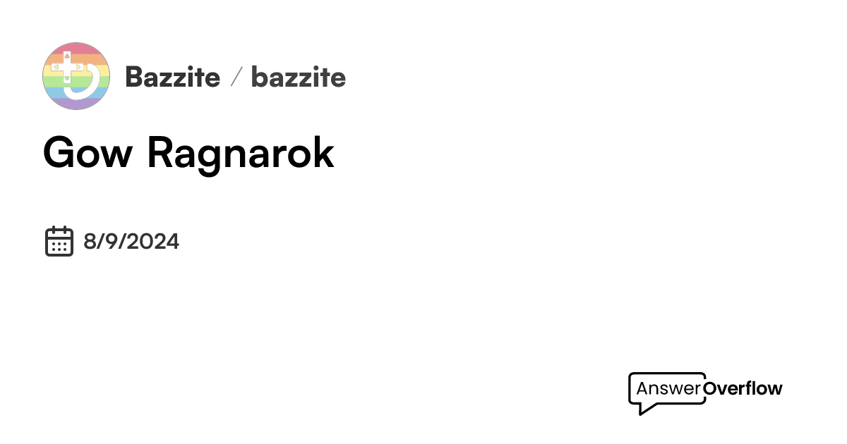 (Gow Ragnarok) - Universal Blue