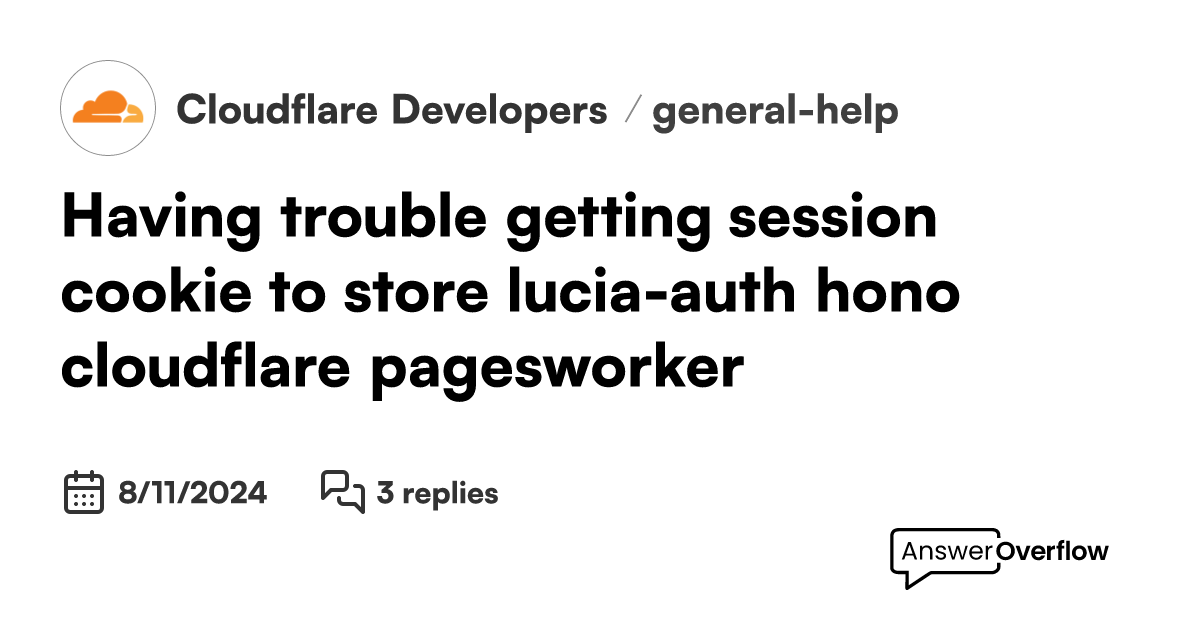 Having trouble getting session cookie to store (lucia-auth, hono, cloudflare pages/worker ...