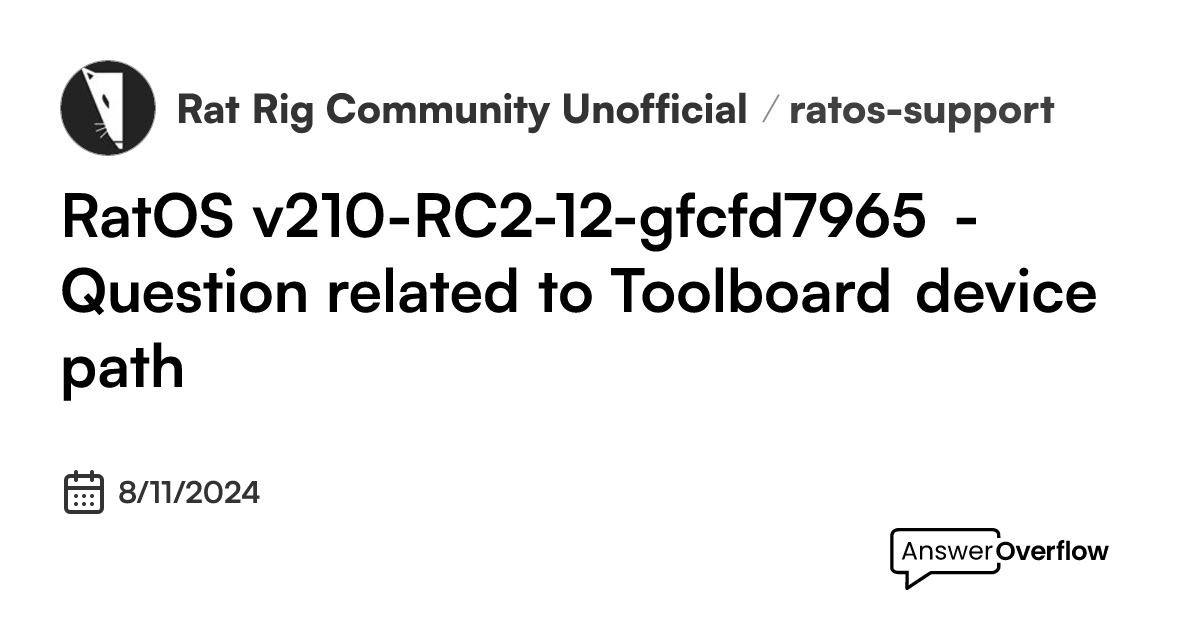 RatOS v2.1.0-RC2-12-gfcfd7965 - Question related to Toolboard device ...