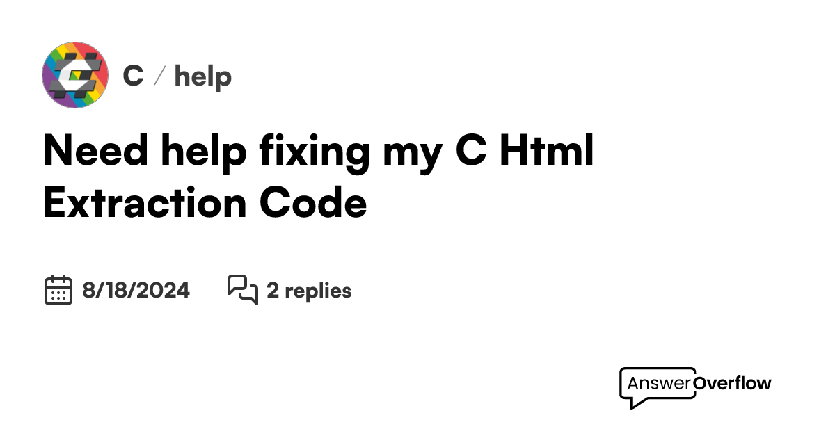 Need help fixing my C# Html Extraction Code - C#