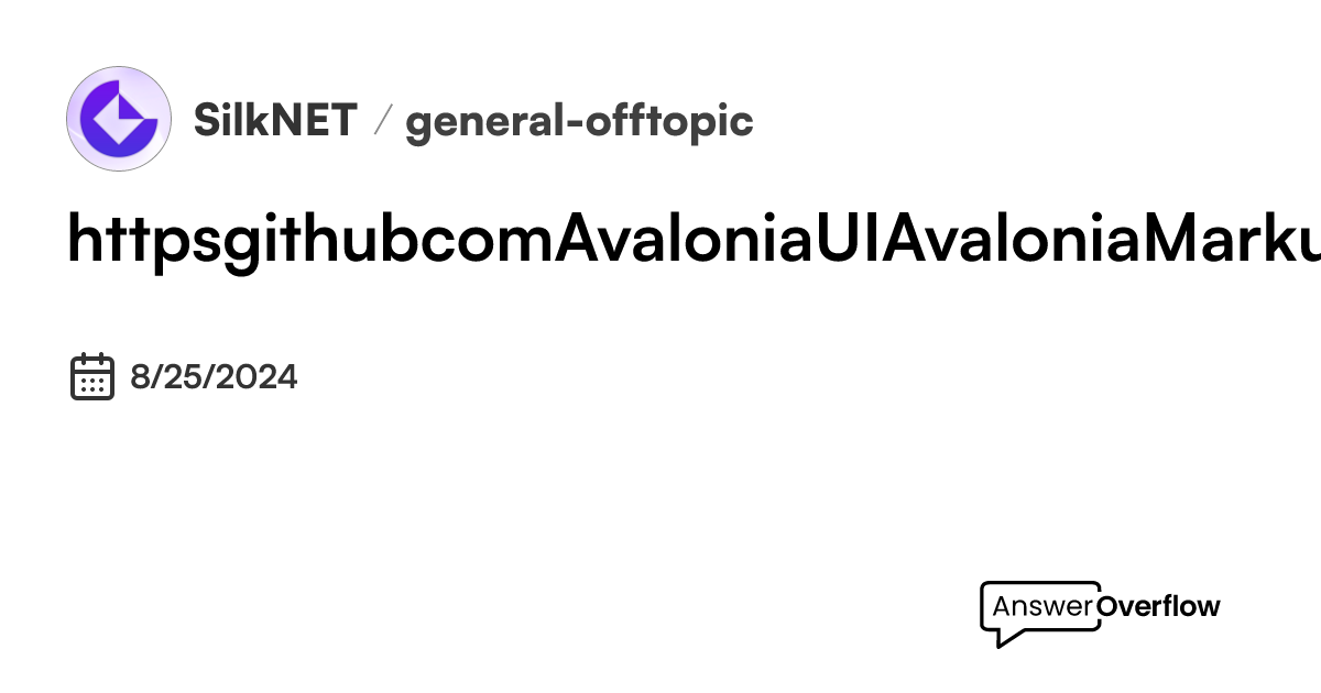 https://github.com/AvaloniaUI/Avalonia.Markup.Declarative - Silk.NET