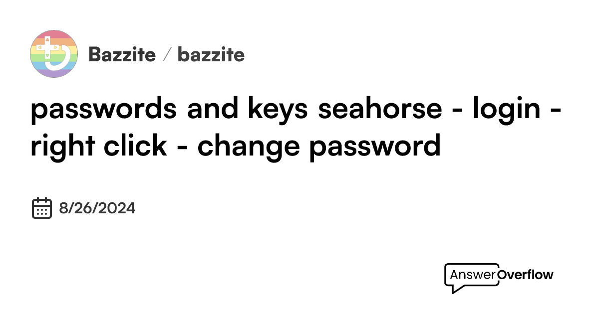 passwords and keys (seahorse) -> login -> right click -> change password - Universal Blue