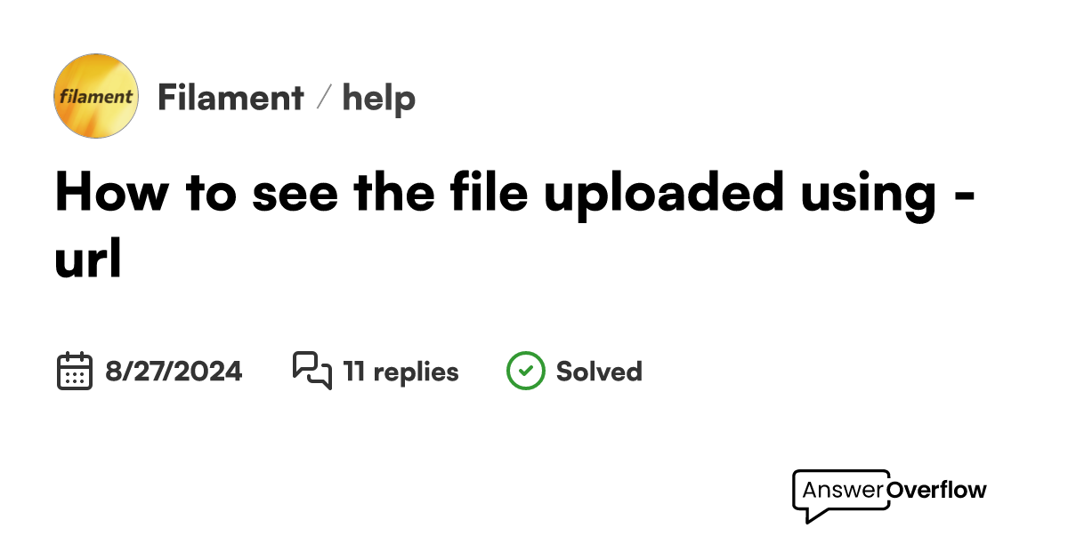How to see the file uploaded using ->url()? - Filament