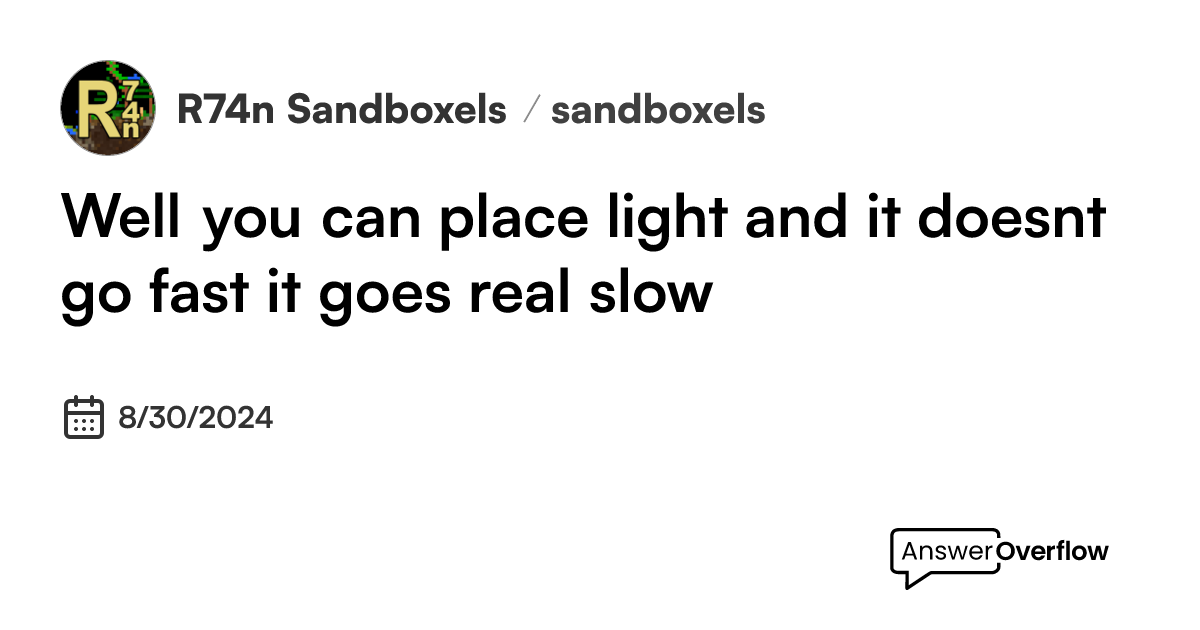 Well you can place light and it doesn’t go fast it goes real slow - 🚨 ...
