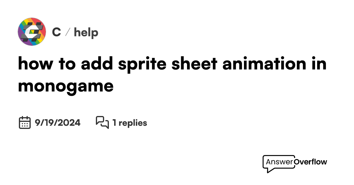 how to add sprite sheet animation in monogame - C#