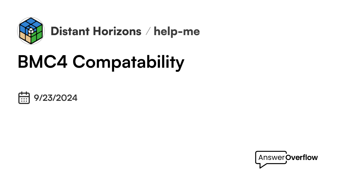 BMC4 Compatability - Distant Horizons