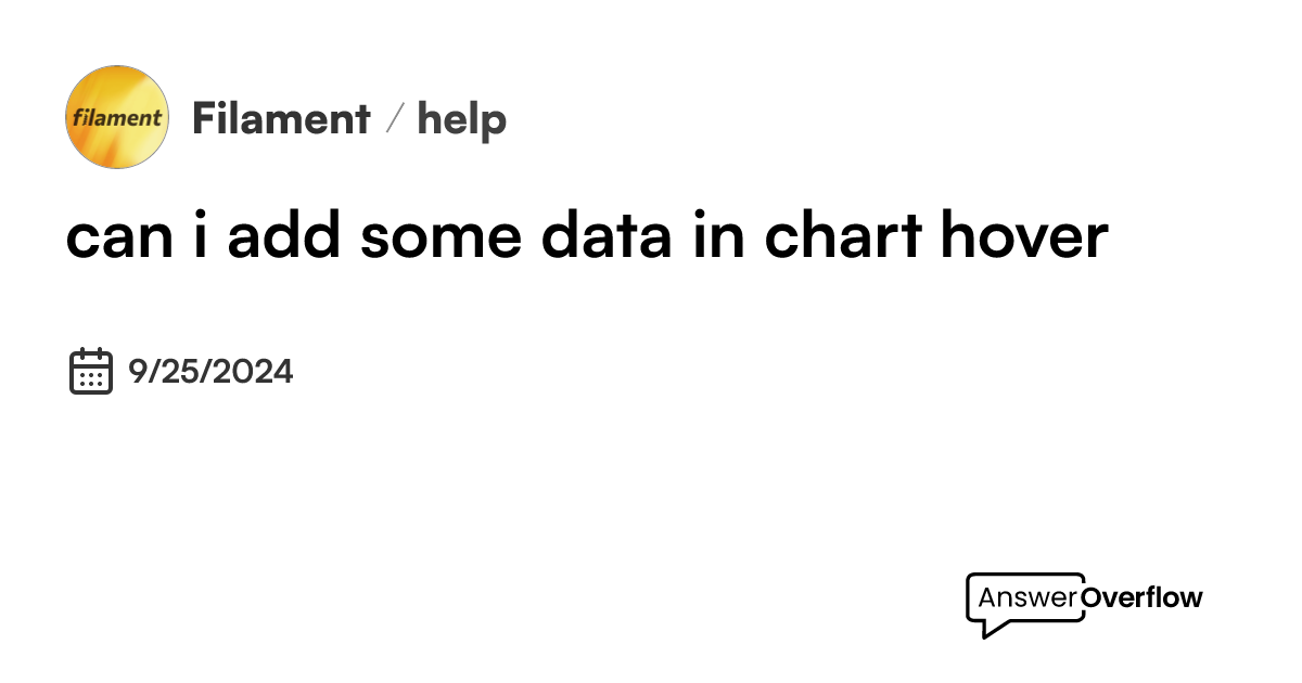 can i add some data in chart hover? - Filament
