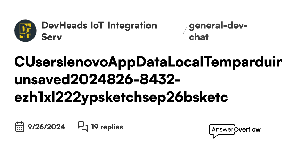 C:\Users\lenovo\AppData\Local\Temp\.arduinoIDE-unsaved2024826-8432-ezh1xl.222yp\sketch_sep26b ...