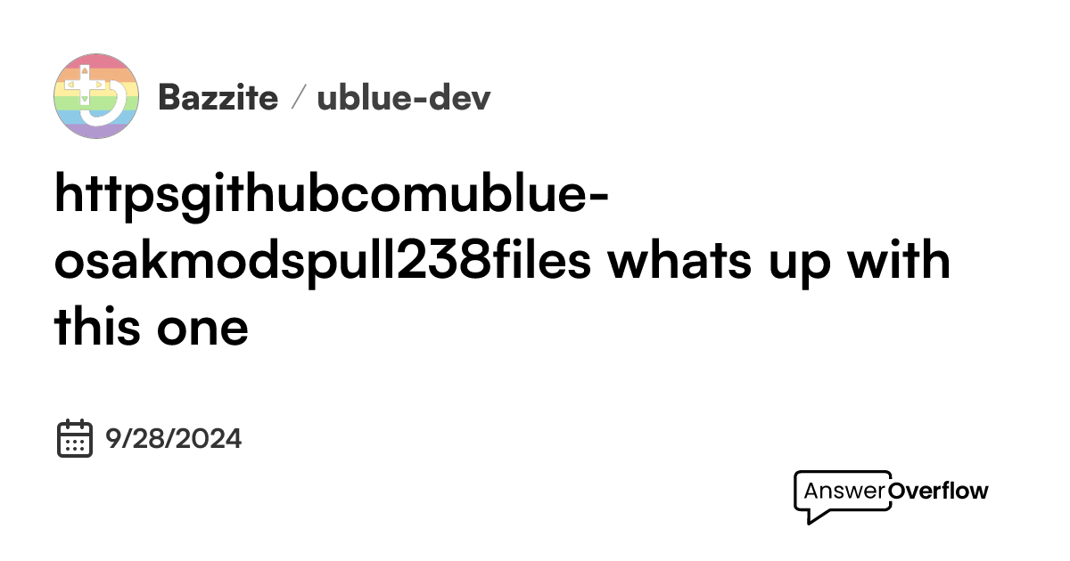 what's up with this one? - Universal Blue