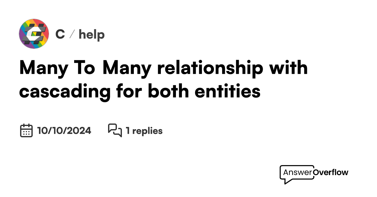 Many To Many relationship with cascading for both entities - C#