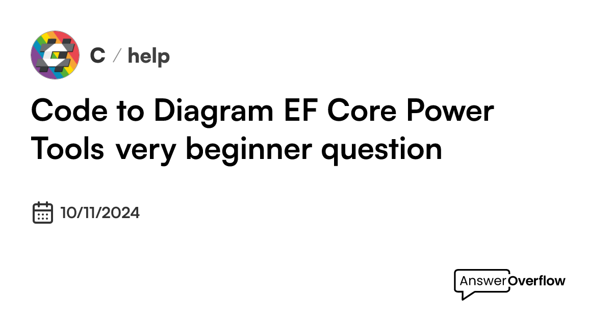 Code to Diagram (EF Core Power Tools) very beginner question - C#