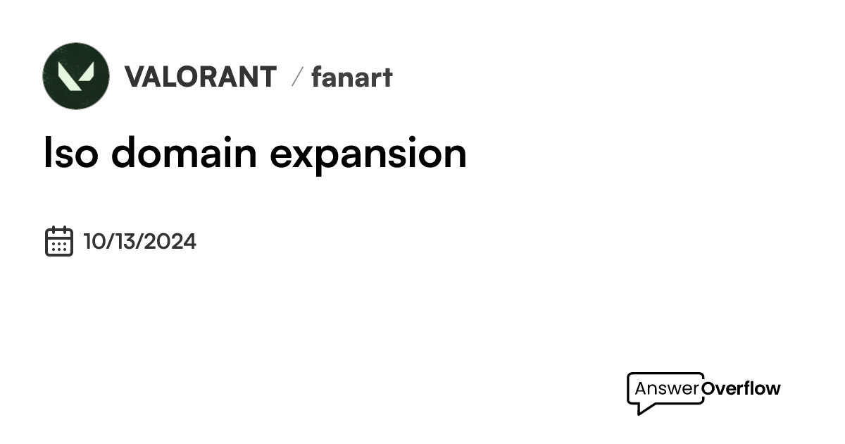 Iso domain expansion 🟪⚙ - VALORANT