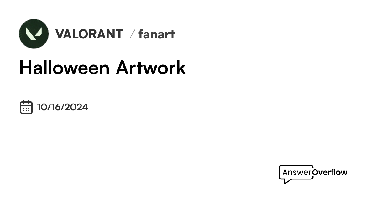 Halloween Artwork - VALORANT