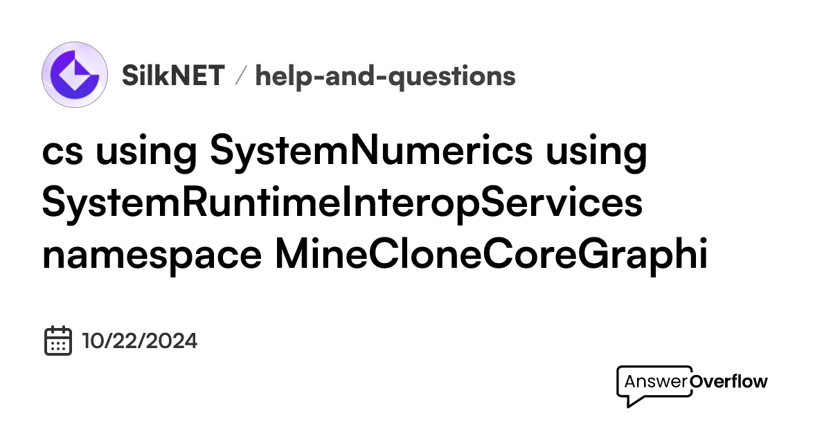 ```cs using System.Numerics; using System.Runtime.InteropServices ...